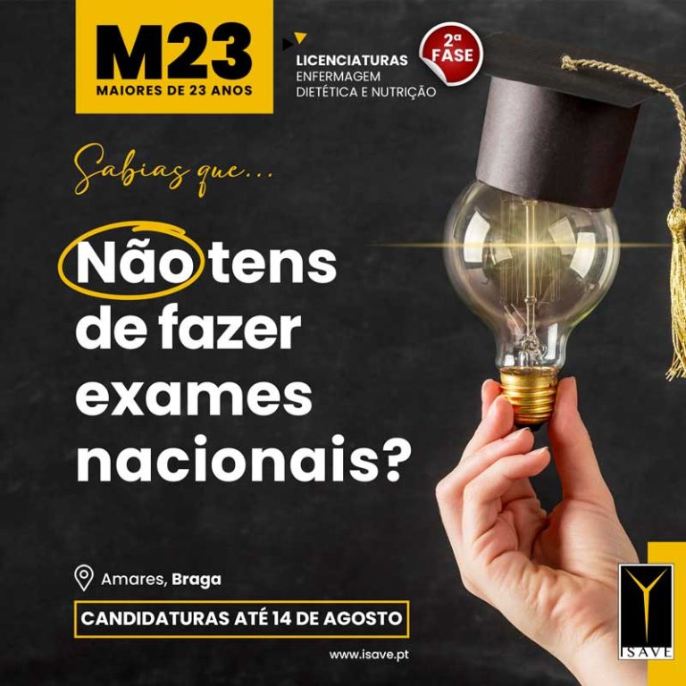 Abertura de segunda fase de Candidaturas para Maiores de 23 anos ...